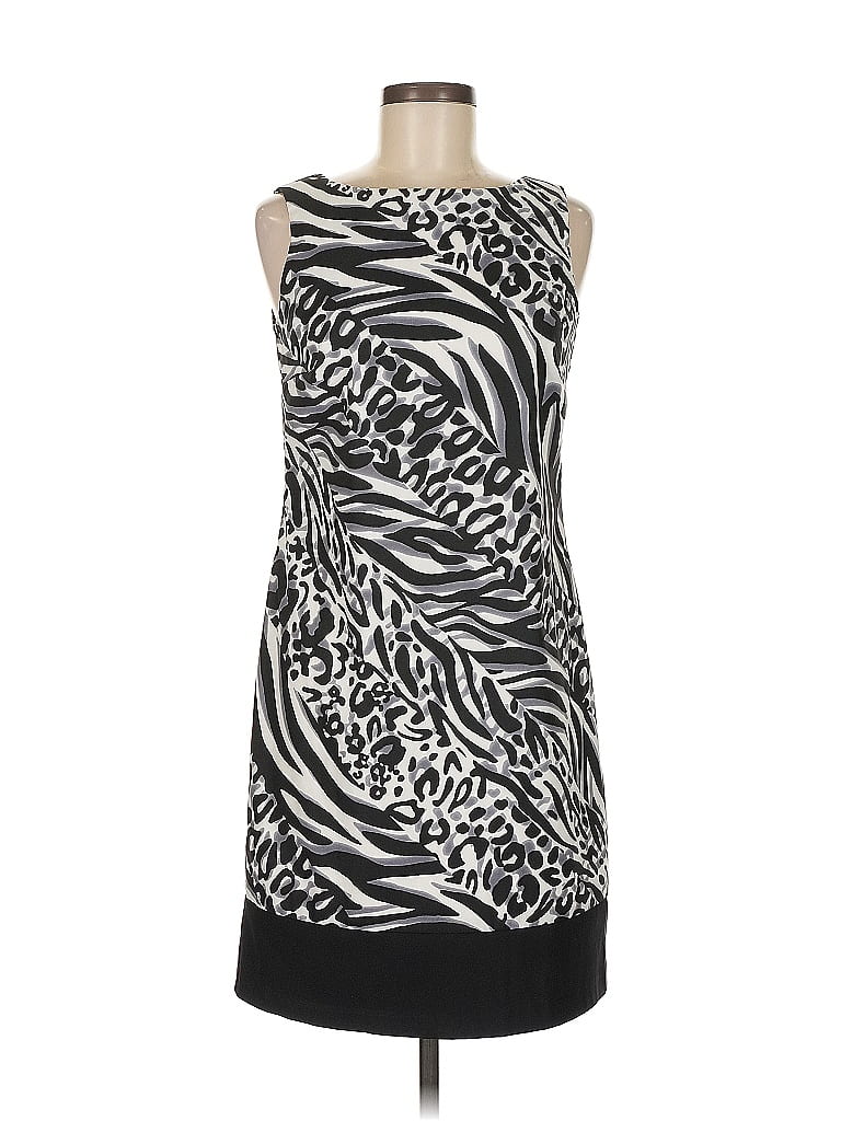 AB Studio Graphic Black Cocktail Dress Size 6 - 34% off | ThredUp