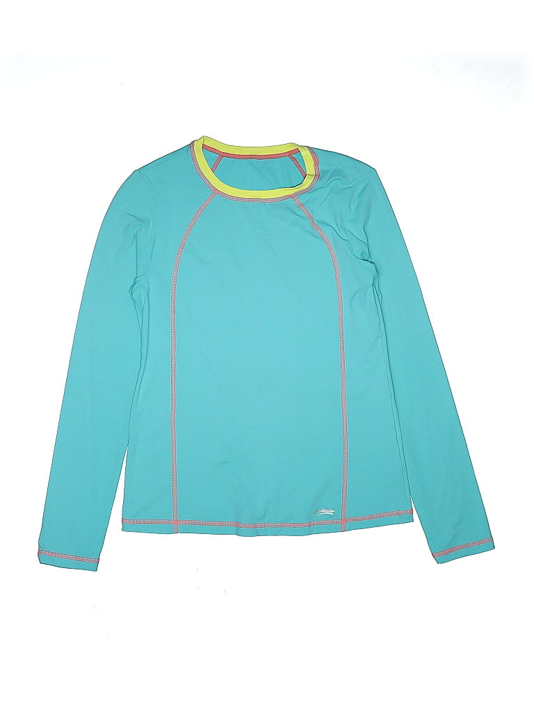 Sofibella Teal Rash Guard Size XS (big kids) - 58% off | ThredUp