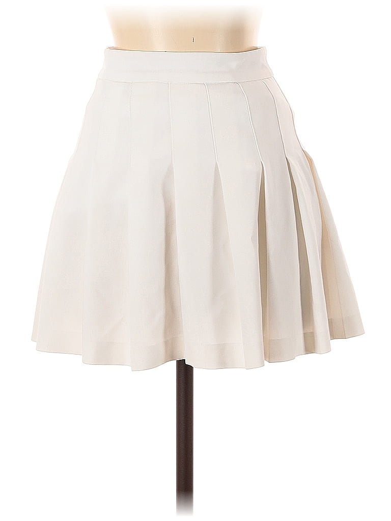 Sun-deh Solid Ivory White Formal Skirt Size 0 - 71% off | ThredUp