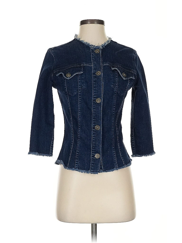 Principle Denim Innovations Blue Denim Jacket Size S - 80% off | ThredUp