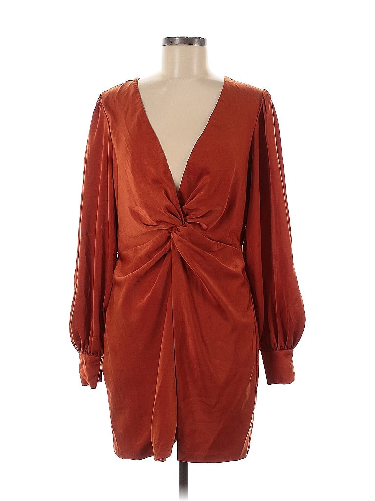 showpo 100% Polyester Burgundy Cocktail Dress Size 8 - 68% off | ThredUp