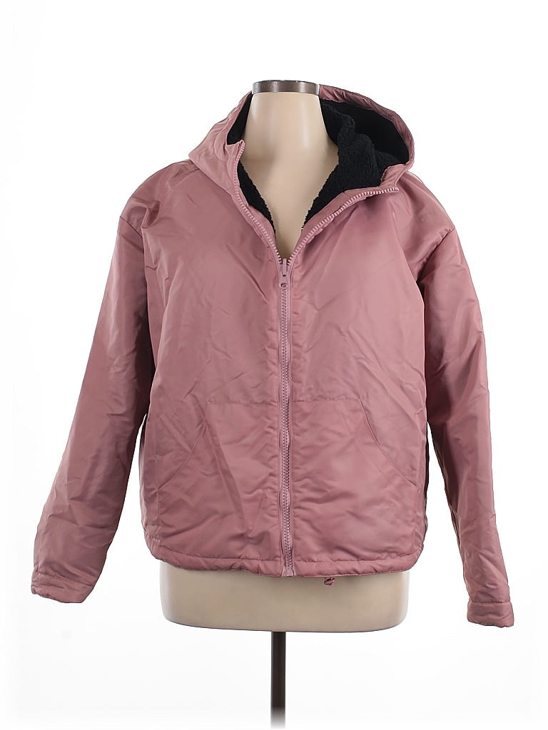 Fabletics 100% Spandex Solid Pink Jacket Size XL - 57% off | ThredUp