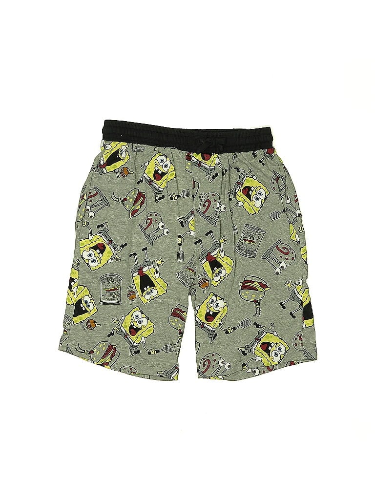 Spongebob Squarepants Print Green Gray Shorts Size S (big kids) - 54% ...