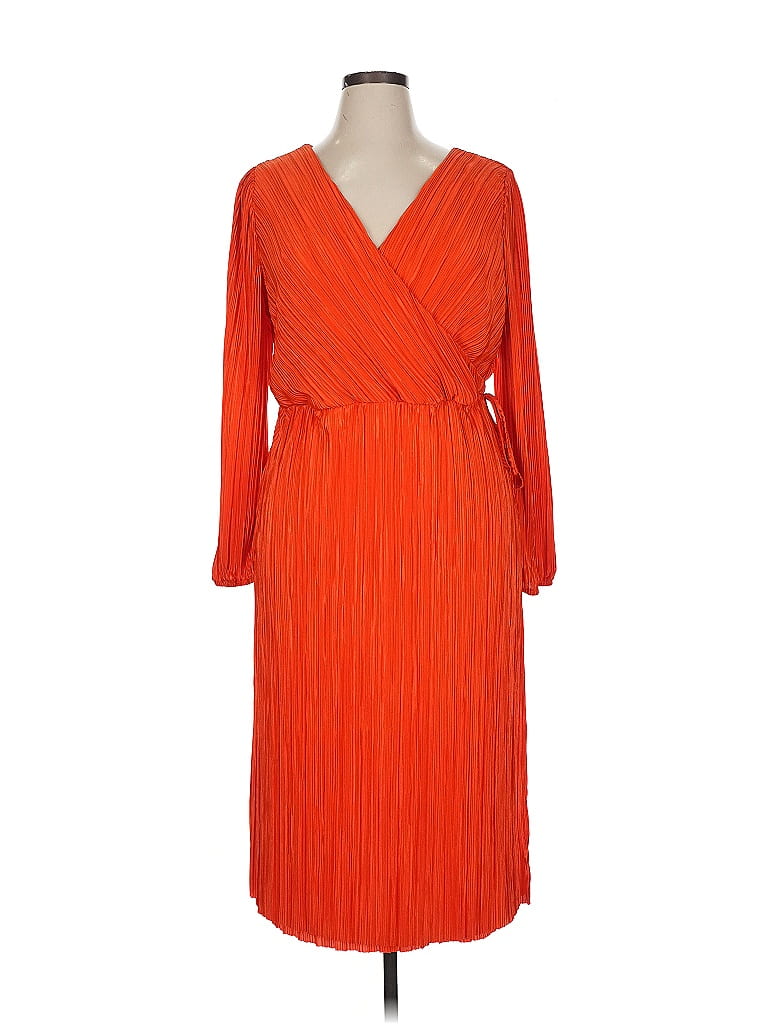 Alison Andrews 100% Polyester Orange Cocktail Dress Size XL - 74% off ...
