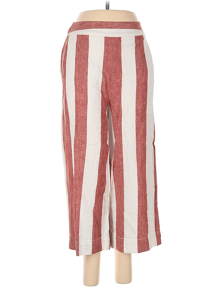 Madewell Stripes Red Linen Pants Size XS - 71% off | ThredUp