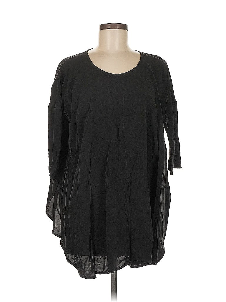Cos 100% Cupro Black 3/4 Sleeve Blouse Size EU 38 / US 8 - 72% off ...