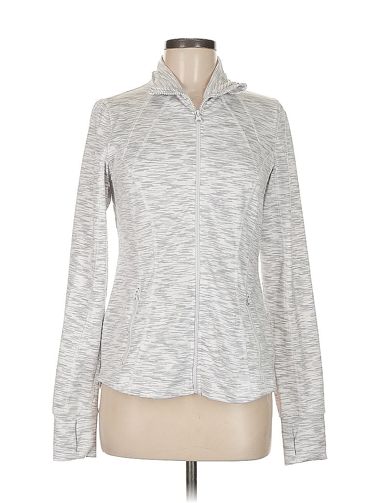 90 Degree by Reflex Silver Track Jacket Size M - 65% off | ThredUp