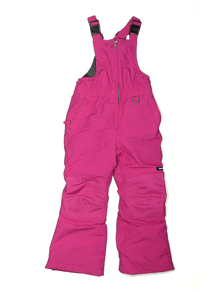 Lands' End 100% Nylon Pink Snow Pants With Bib Size 5 (big kids) - 56% ...