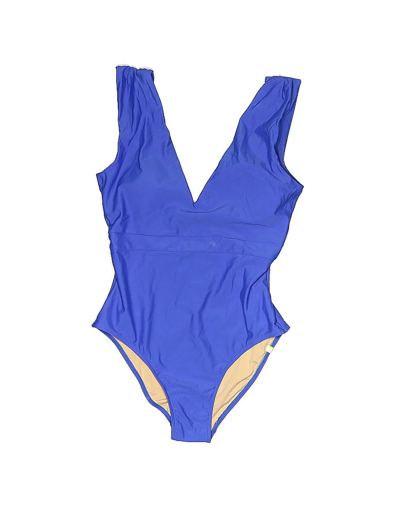 Summersalt Color Block Blue One Piece Swimsuit Size 8 - 49% off | ThredUp