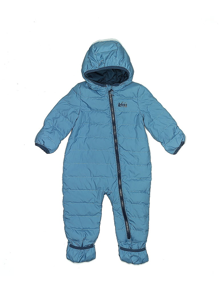 REI Co Op 100% Polyester Blue One Piece Snowsuit Size 6-12 mo - 16% off ...