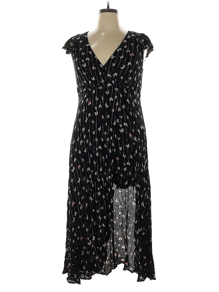 Torrid 100% Rayon Black Romper Size 1X - 62% off | ThredUp