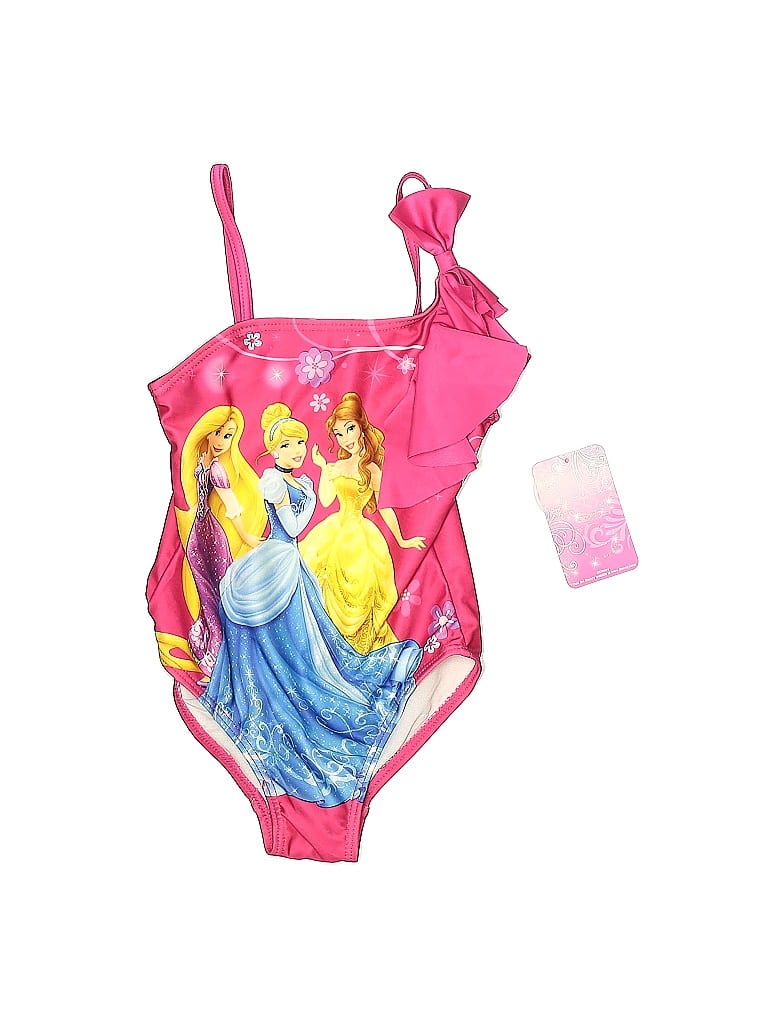 Disney Princess Print Pink One Piece Swimsuit Size 5 (big kids) - 14% ...