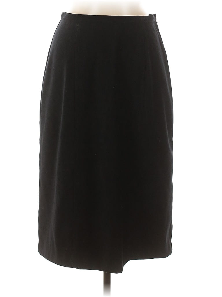 L.L.Bean Solid Black Formal Skirt Size 8 - 60% off | ThredUp
