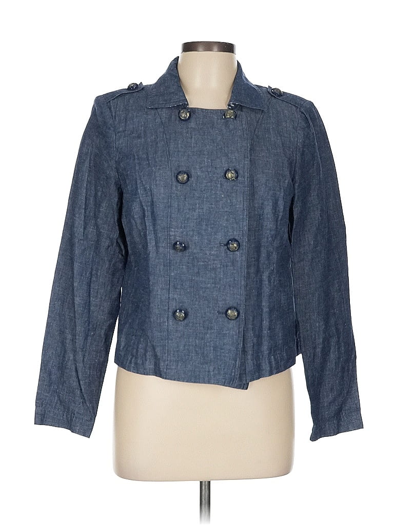 Jones New York Signature Blue Jacket Size 12 - 68% off | ThredUp