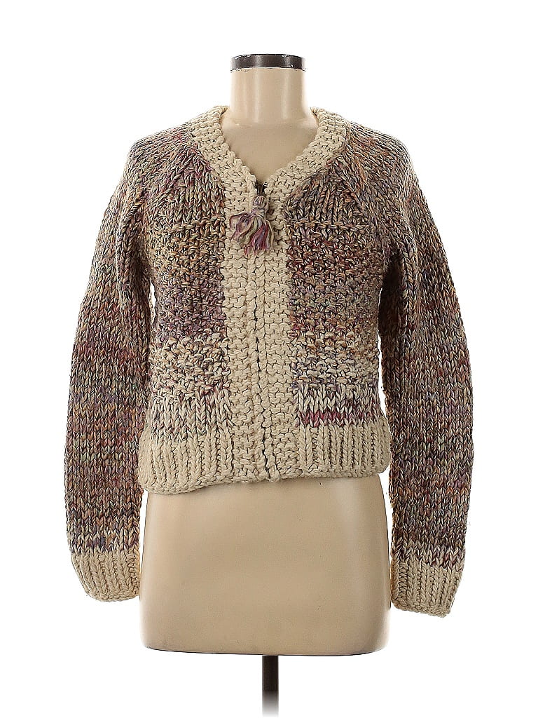 Angel of the North Tweed Brown Cardigan Size M - 20% off | ThredUp