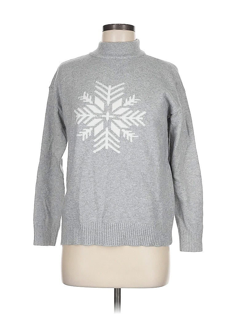 Talbots Outlet Silver Turtleneck Sweater Size M (petite) - 47% off ...