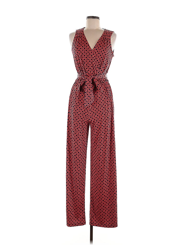 Nikki Poulos Polka Dots Red Jumpsuit Size M - 68% off | ThredUp