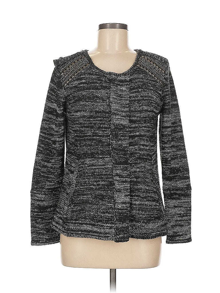 Dex Tweed Gray Cardigan Size L - 67% off | ThredUp