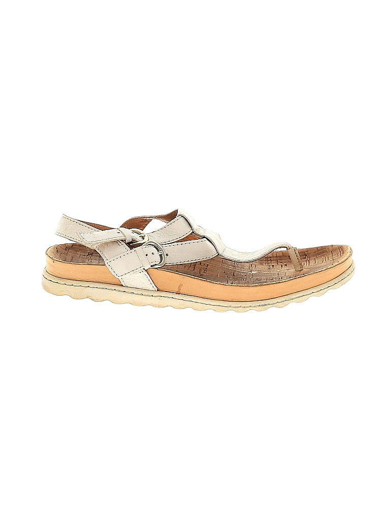 Born Tan White Sandals Size 8 - 56% off | ThredUp