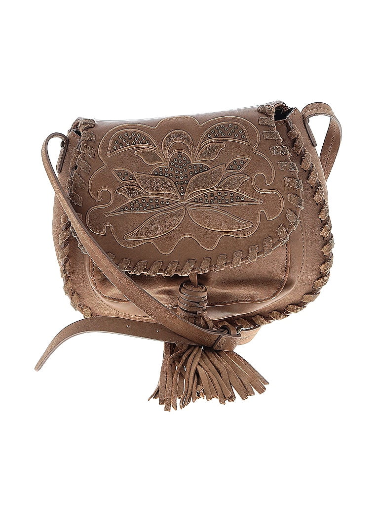 Steven New York 100% Polyurethane Brown Tan Crossbody Bag One size - 57 ...