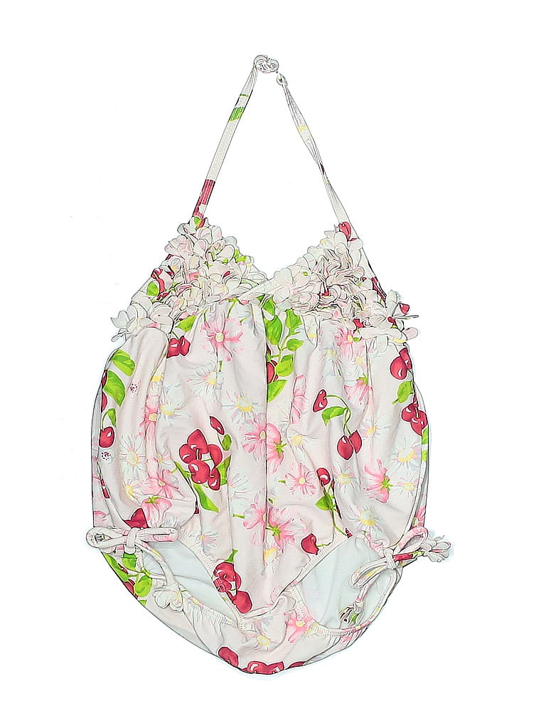 Kate Mack Floral Ivory One Piece Swimsuit 12-18 MO / 18 MO - 50% off ...
