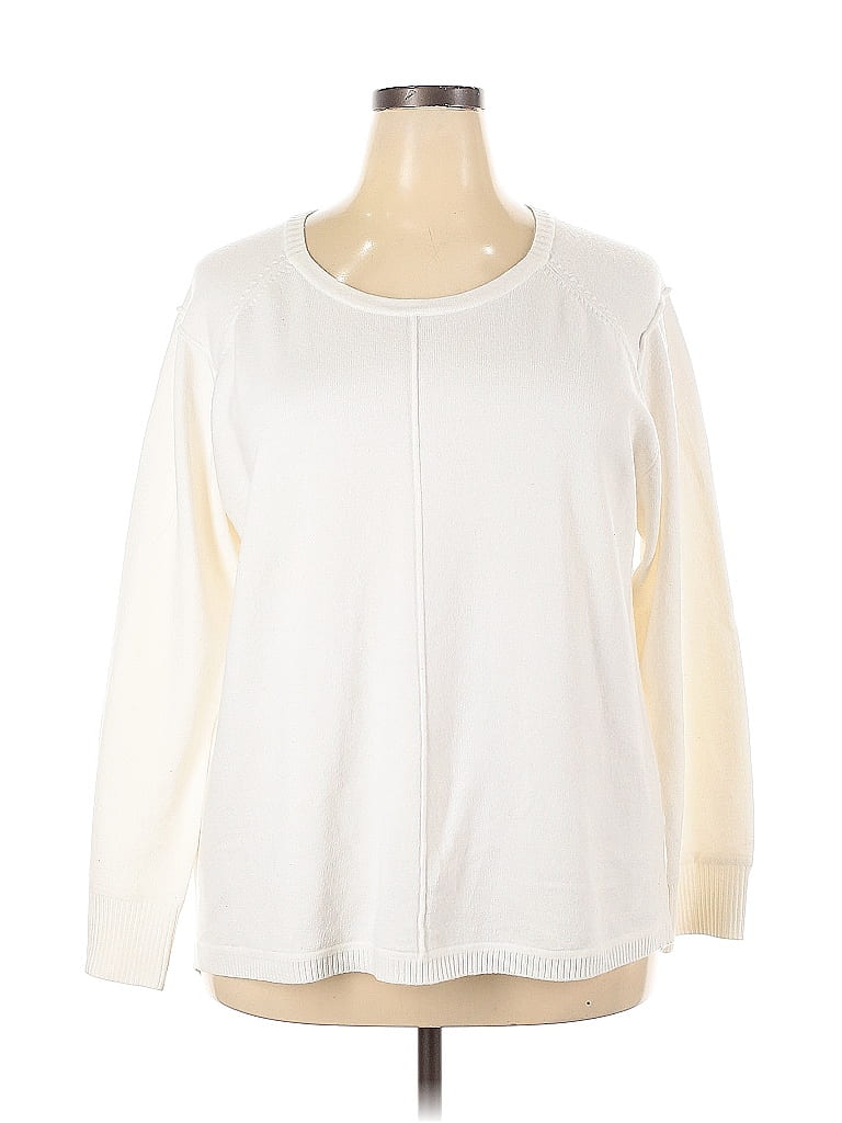 French Connection Ivory Pullover Sweater Size 2X - 75% off | ThredUp