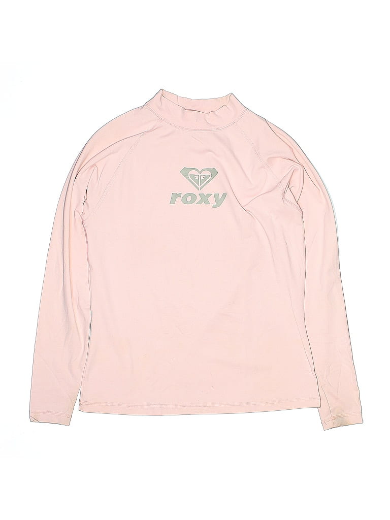 Roxy Pink Rash Guard Size 14 (big kids) - 56% off | ThredUp