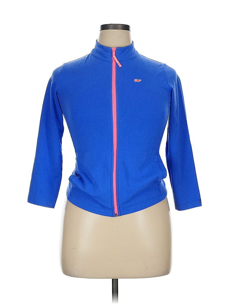 Vineyard Vines Blue Track Jacket Size 14 - 71% off | ThredUp