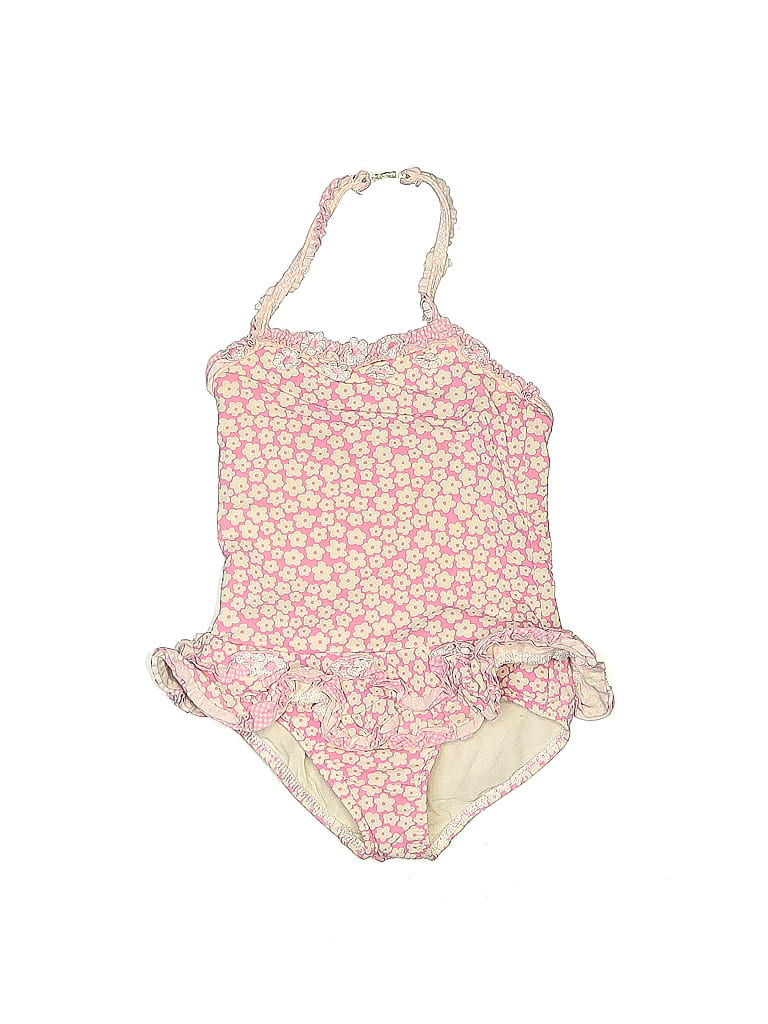 Kate Mack 100% Nylon Floral Pink One Piece Swimsuit Size 2 - 45% off ...
