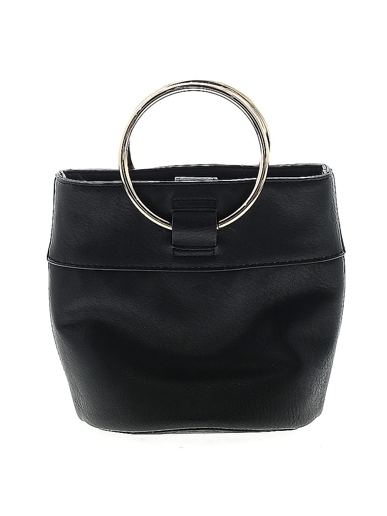 LC Lizette Collection 100% Pvc Solid Black Satchel One size - 54% off ...