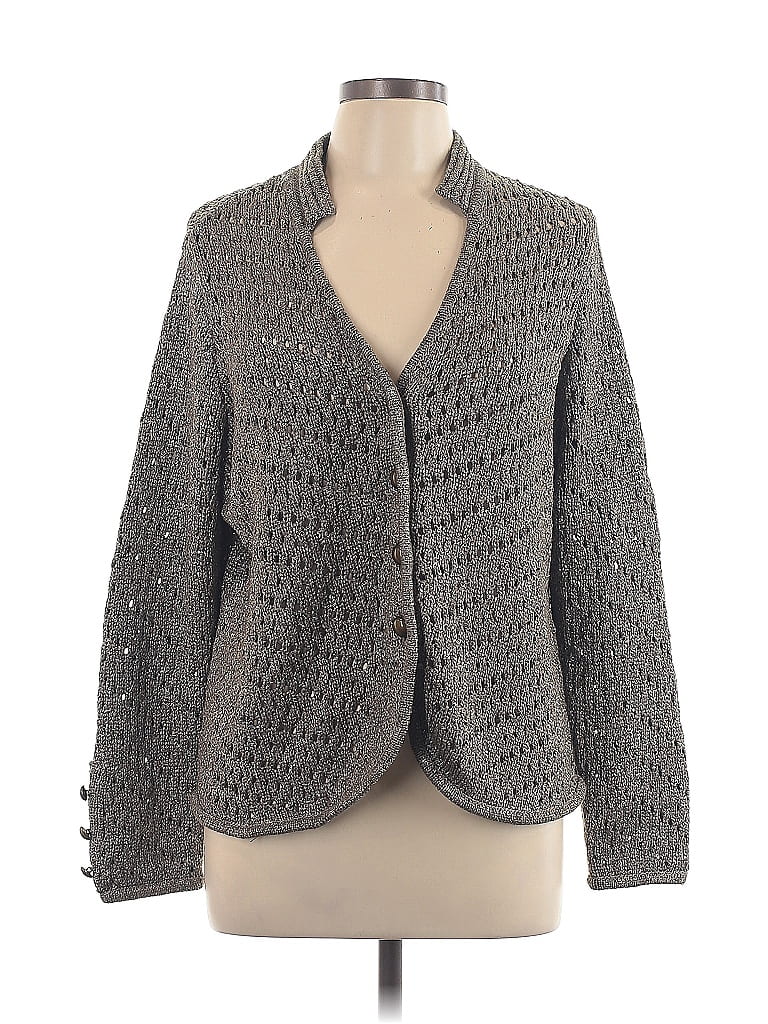 Chico's Gray Cardigan Size L - 74% off | ThredUp