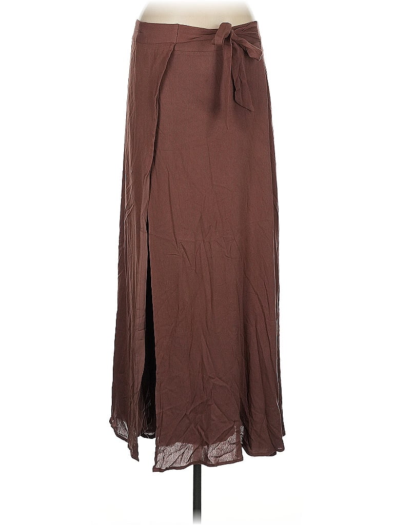 showpo 100% Rayon Brown Formal Skirt Size 8 - 45% off | ThredUp