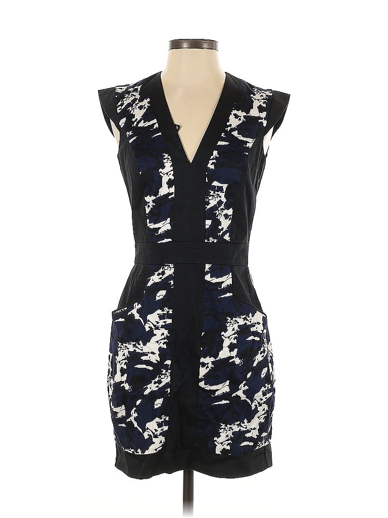French Connection Graphic Blue Cocktail Dress Size 4 - 76% off | ThredUp