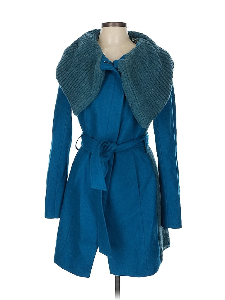 Elevenses Teal Coat Size 10 - 74% off | ThredUp