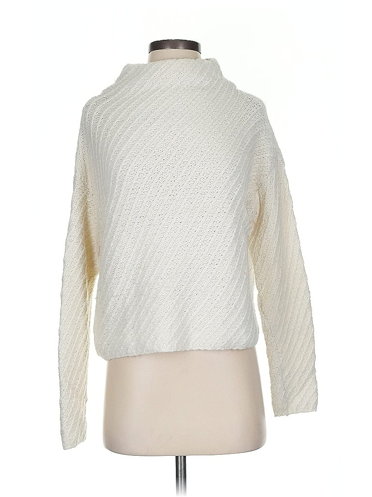 prologue Solid Ivory Turtleneck Sweater Size S - 55% off | ThredUp