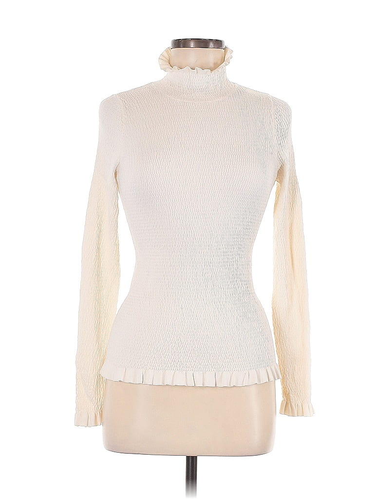 Rachel Parcell Ivory Turtleneck Sweater Size M - 71% off | ThredUp