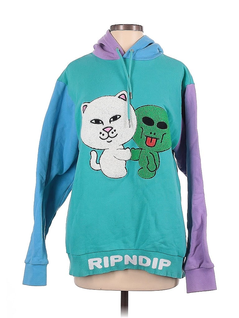 Ripndip 100% Cotton Teal Blue Pullover Hoodie Size S - 72% off | ThredUp