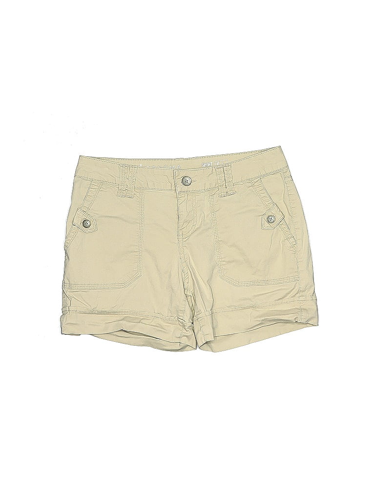 Soma Solid Tan Khaki Shorts Size 4 - 68% off | ThredUp