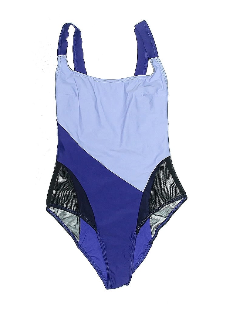 Chromat Color Block Blue One Piece Swimsuit Size XS - 61% off | ThredUp