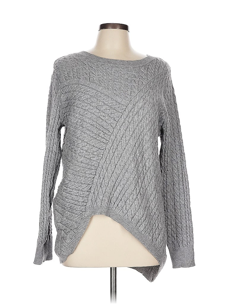 Evolution by Cyrus Gray Pullover Sweater Size L - 75% off | ThredUp