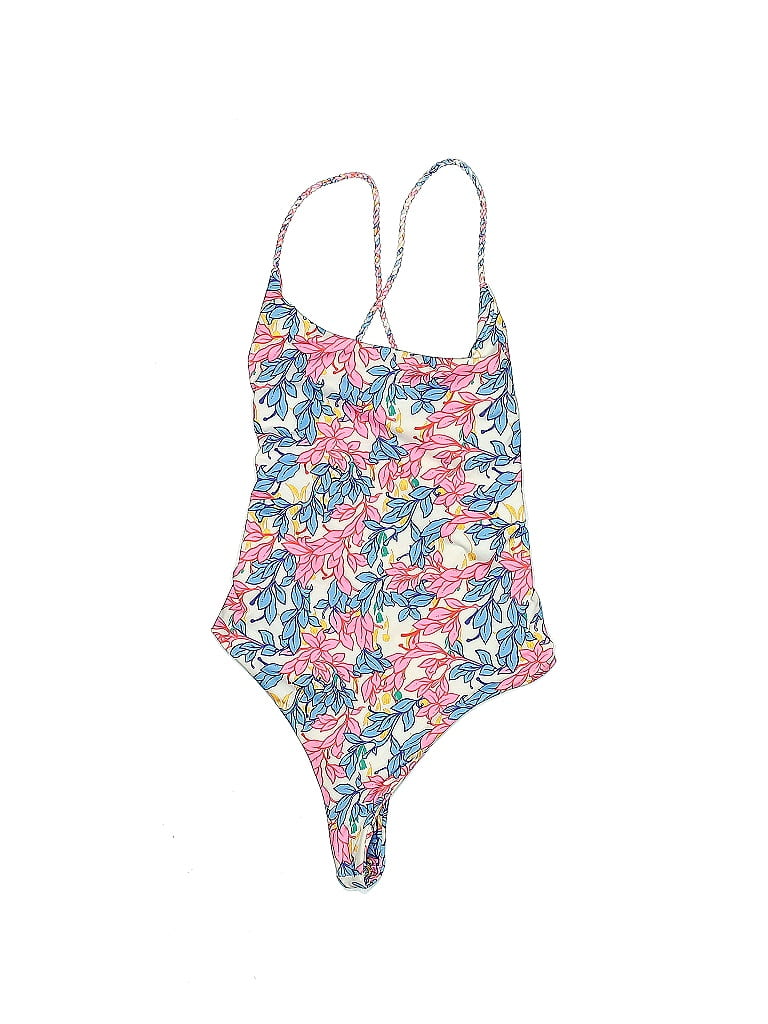 Ayra Swim Floral Blue One Piece Swimsuit Size S - 57% off | ThredUp