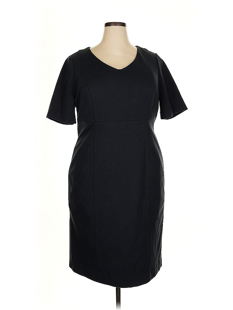 Project Gravitas Solid Black Casual Dress Size 18 - 68% off | ThredUp