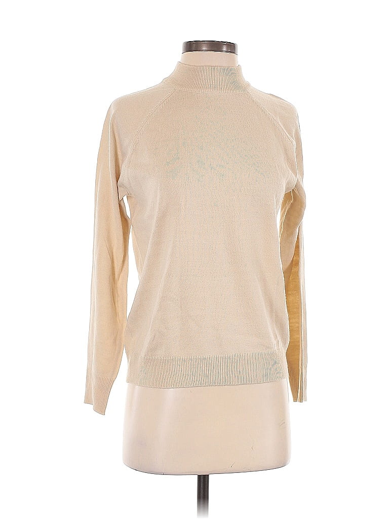 Spense 100% Acrylic Tan Turtleneck Sweater Size M (petite) - 68% off ...
