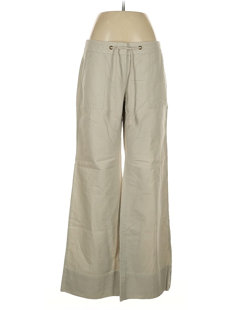 J.Crew Factory Store Tan Linen Pants Size 8 - 68% off | ThredUp