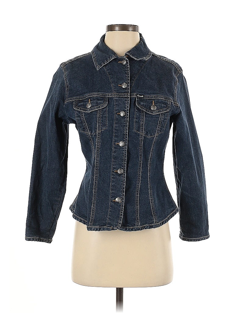 Faconnable Blue Denim Jacket Size S - 76% off | ThredUp