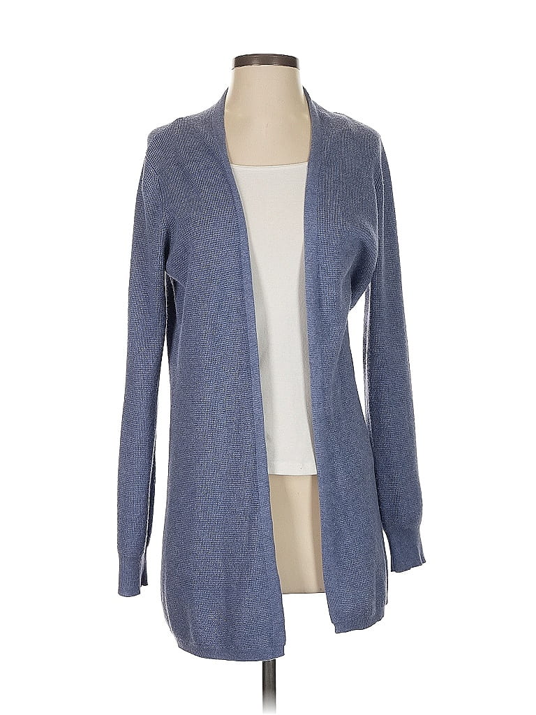 Cyrus 100% Polyester Solid Blue Cardigan Size S - 62% off | ThredUp