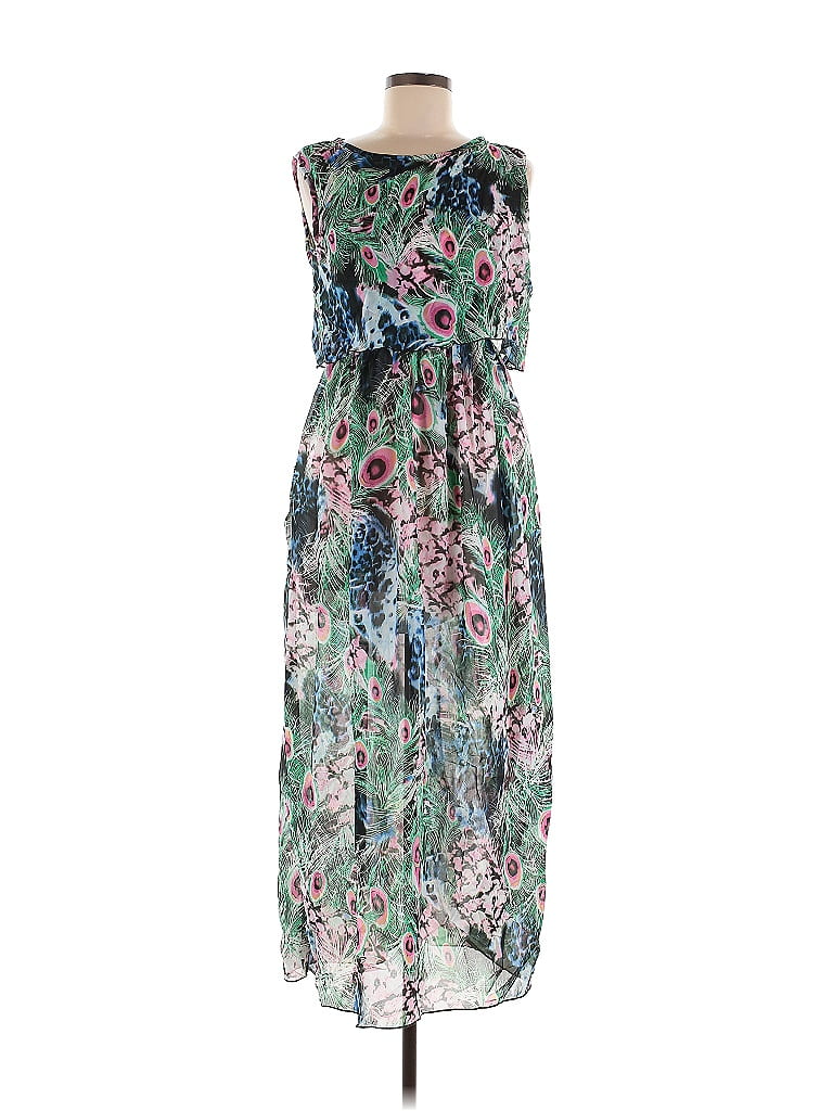 Angela Print Green Casual Dress Size M - 62% off | ThredUp