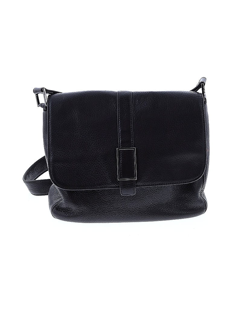 Classiques Entier 100% Leather Black Brown Leather Crossbody Bag One ...