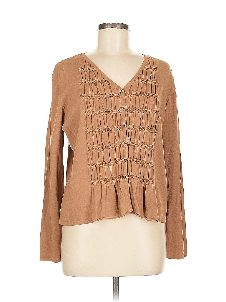 J.Jill Tan Cardigan Size M (petite) - 70% off | ThredUp