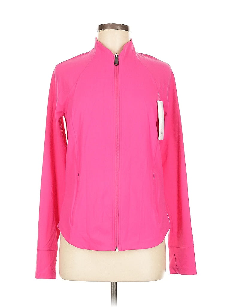 Athleta Pink Track Jacket Size M - 55% off | ThredUp